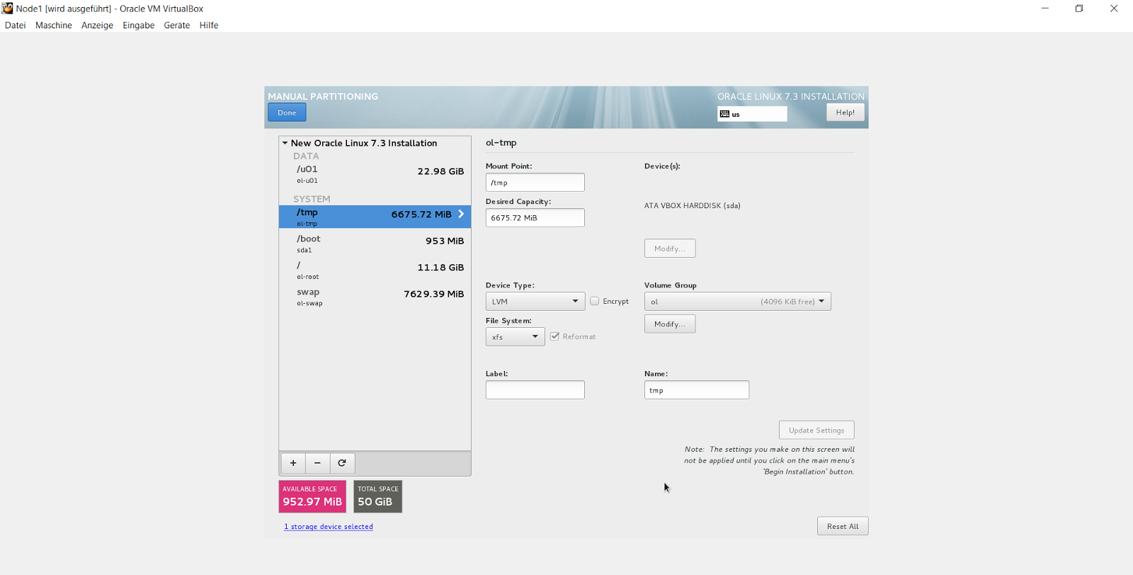 How to Install Oracle Enterprise Linux (OEL 7) on VirtualBox
