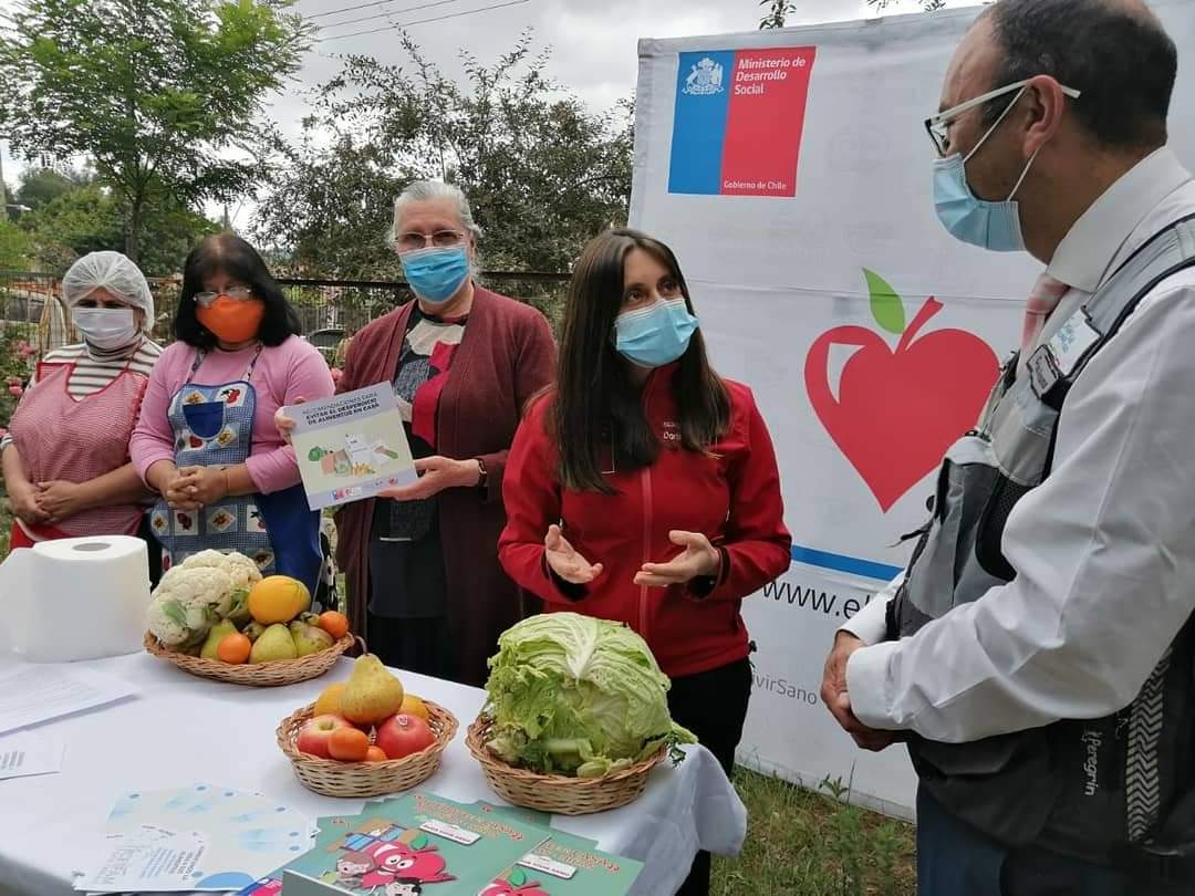 Comedor Solidario de San Fabián recibe aporte Elige Vivir Sano
