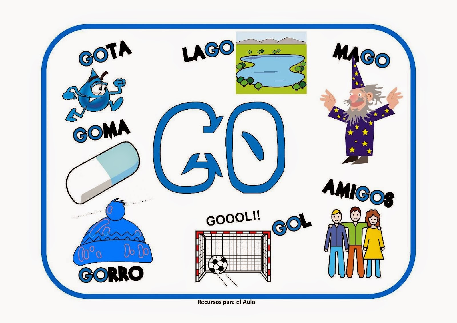 INFANTILES DE ANA V.: LA BIBLIOTECARIA G Y LOS SONIDOS GA, GO ,GU, GUE ...