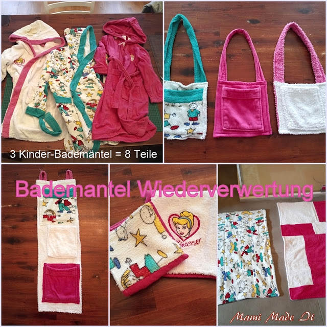 Mami Made It: Upcycling Bademantel - Reuse Bathrobe