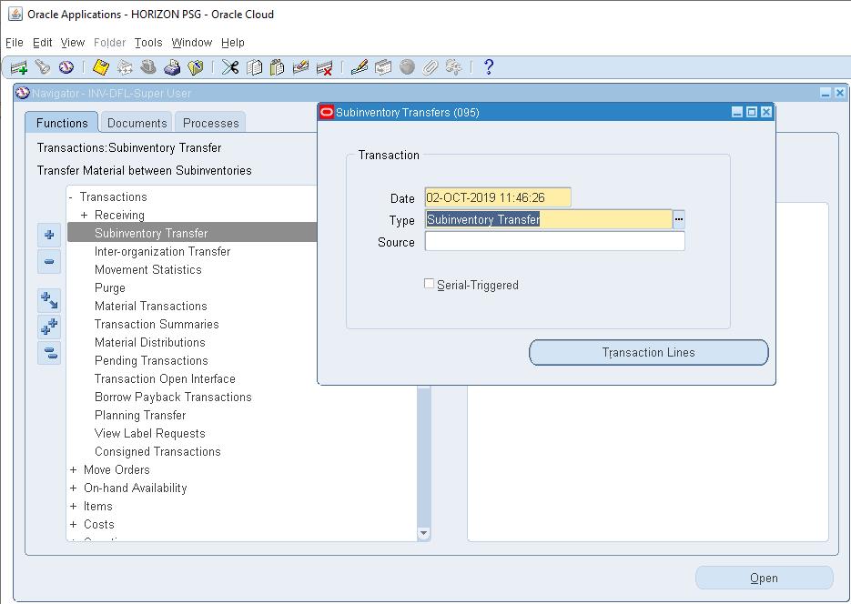 Sub Inventory Transfer - Oracle APPS R12 or EBS Best Learning