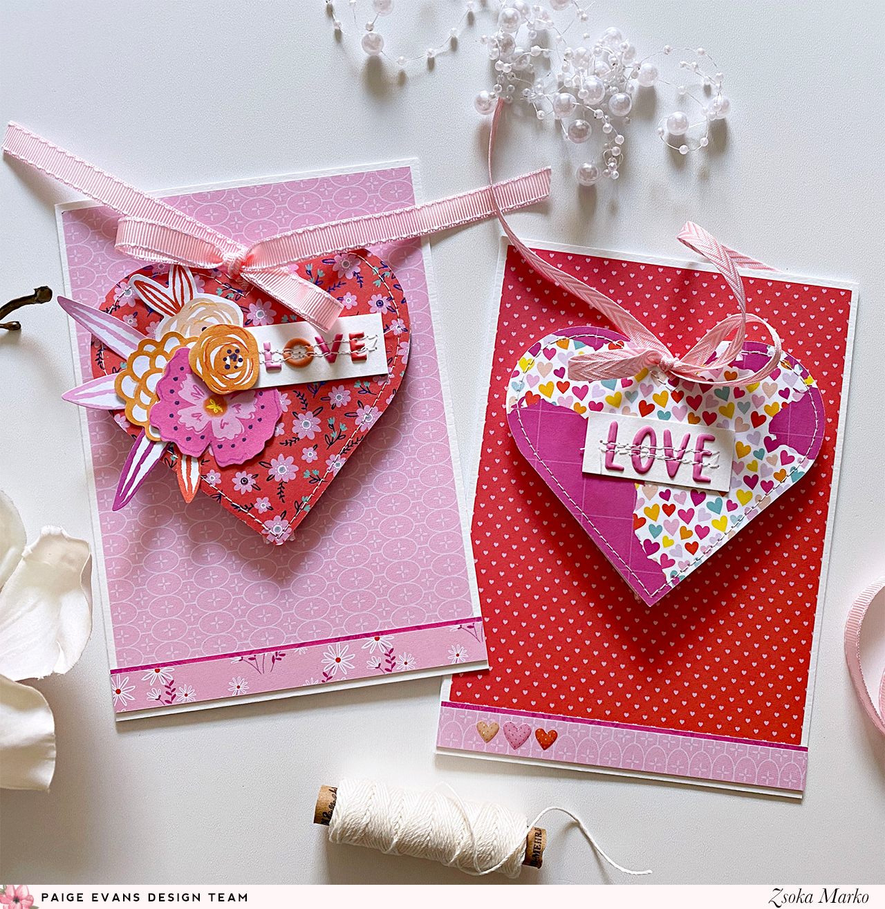 Heart Squash Cards by Zsoka Marko | Paige Taylor Evans