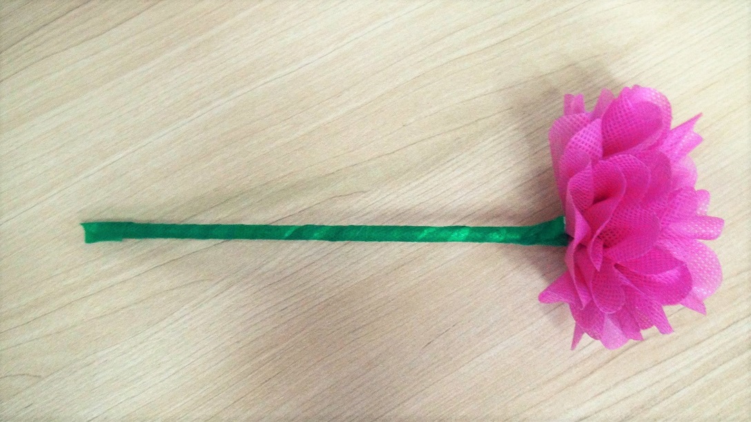 Flores e Flores: Flor de TNT - passo a passo #2