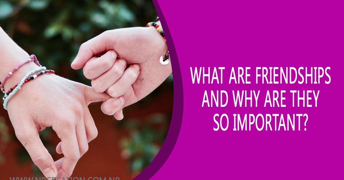 What are friendships and why are they so important? - NP CREATION