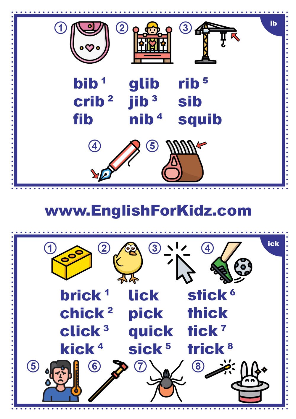 Short I Sound Worksheets, Flashcards, Posters, Reading Comprehension
