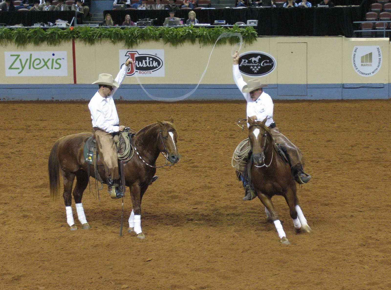 My All Around Cowgirl Life: AQHA World Horse Show 2012 Pat Parelli demo