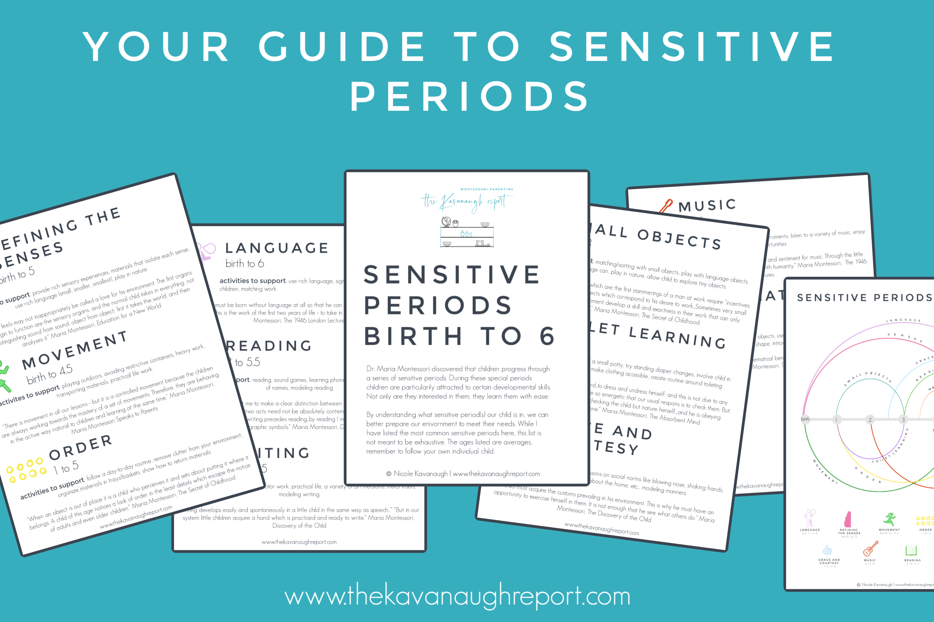 Sensitive Periods from Birth to 6 - A Chart and Guide