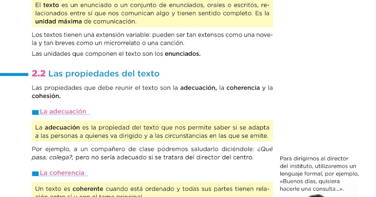 LENGUA - 2º ESO: TEXTOS: EL TEXTO Y EL ENUNCIADO LENGUA - 2º ESO: TEXTOS: EL TEXTO Y EL ENUNCIADO