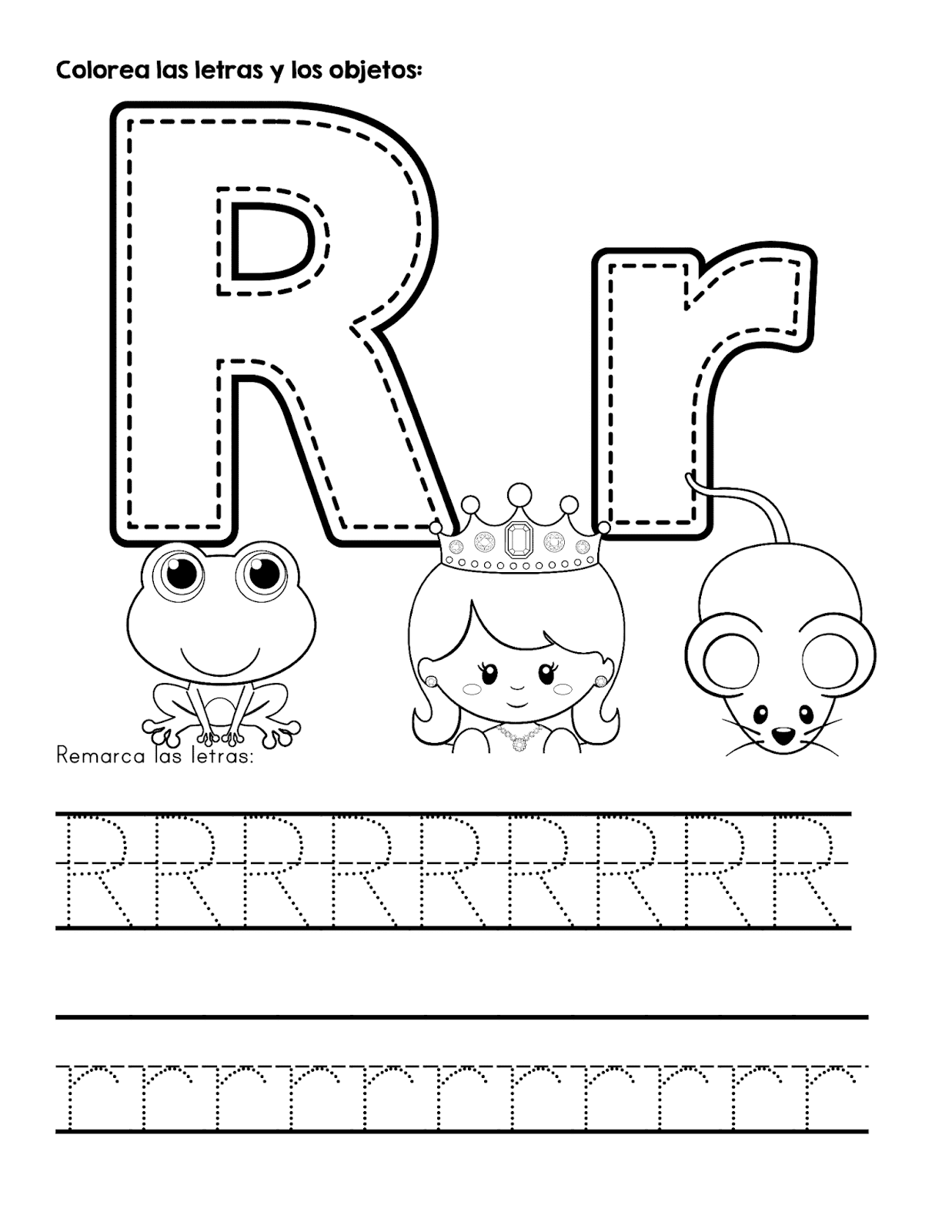 Abecedario para colorear | Materiales Educativos para Maestras