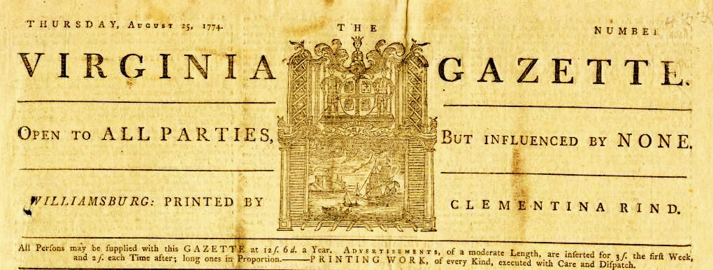 art gallery paintings : Biography - Clementina Rind 1740-1774, Printer ...