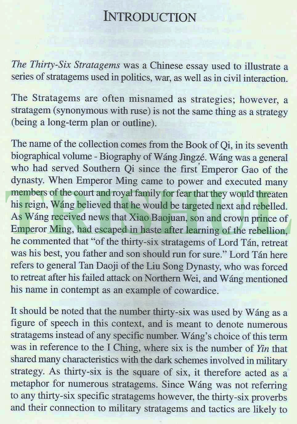 TRISHUL: The 36 Stratagems Explained