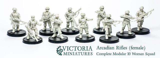 Arcadian Guard (10) Woman Squad and Pith Helmets - Faeit 212