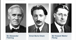 Sir Alexander Fleming, Ernst Boris Chain y Sir Howard Walter Florey ...