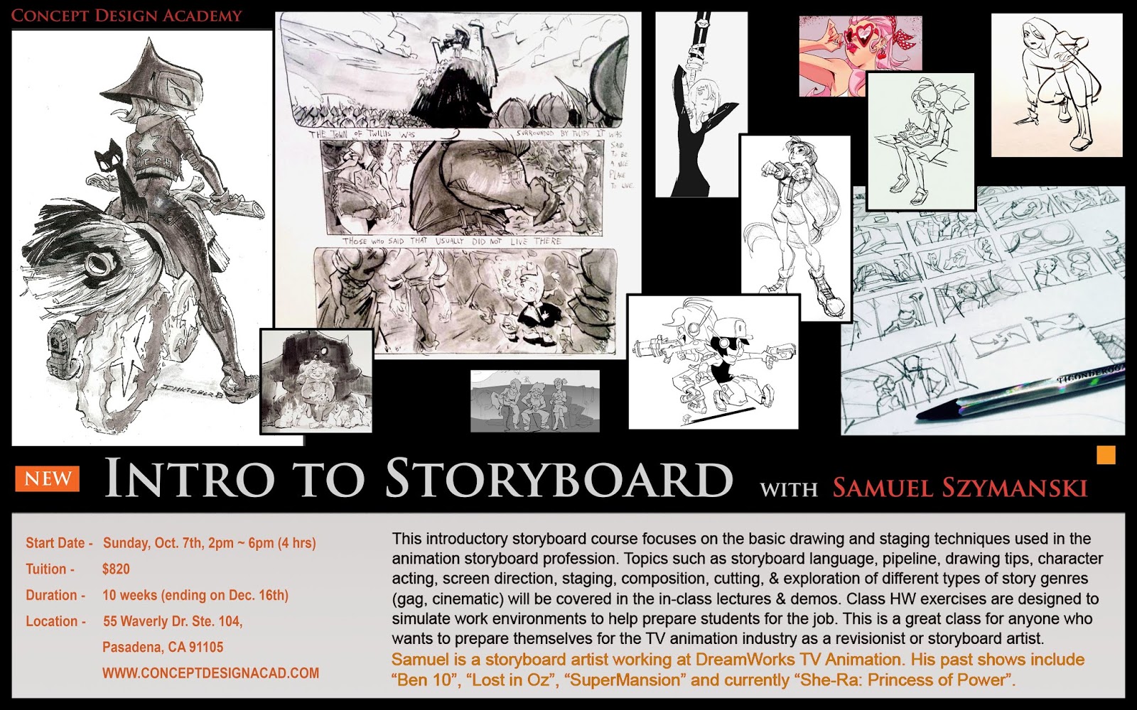 Concept Design Academy: New "Intro to Storyboard" class with Samuel ...