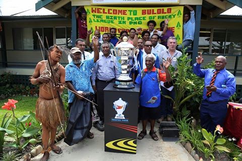 World Rugby League Cup Trophy goes to Bulolo Wau - Papua New Guinea Today