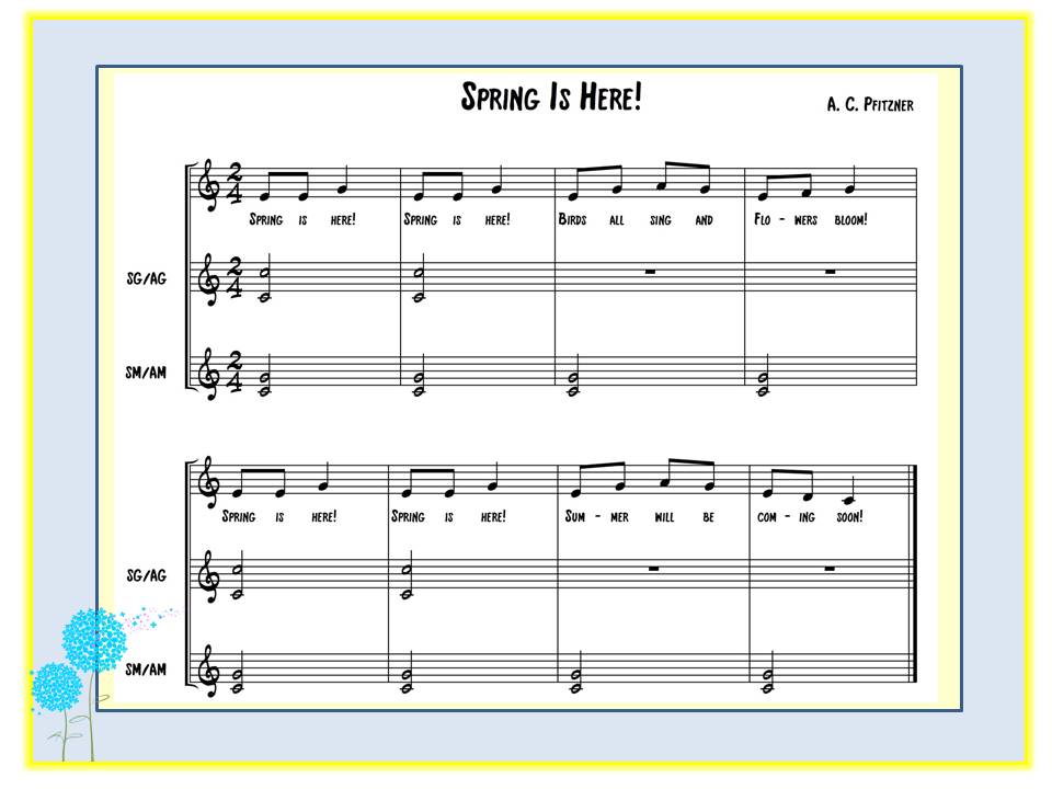 O For Tuna Orff: Spring is Here Book and a Song