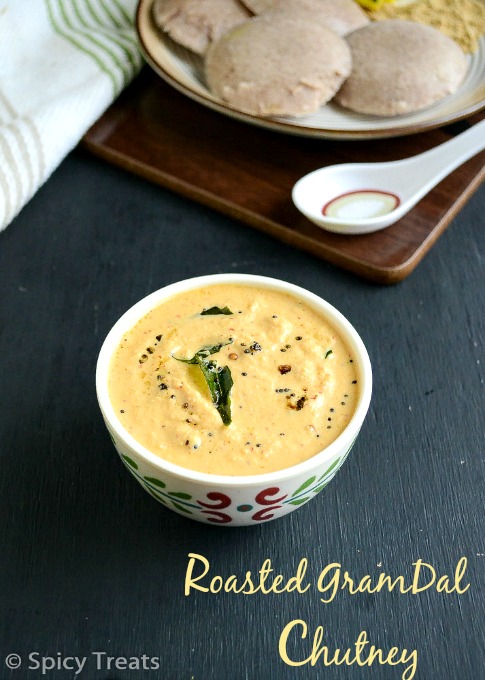 Spicy Treats: Pottukadalai Chutney / Roasted Gram Dal Chutney - Easy ...