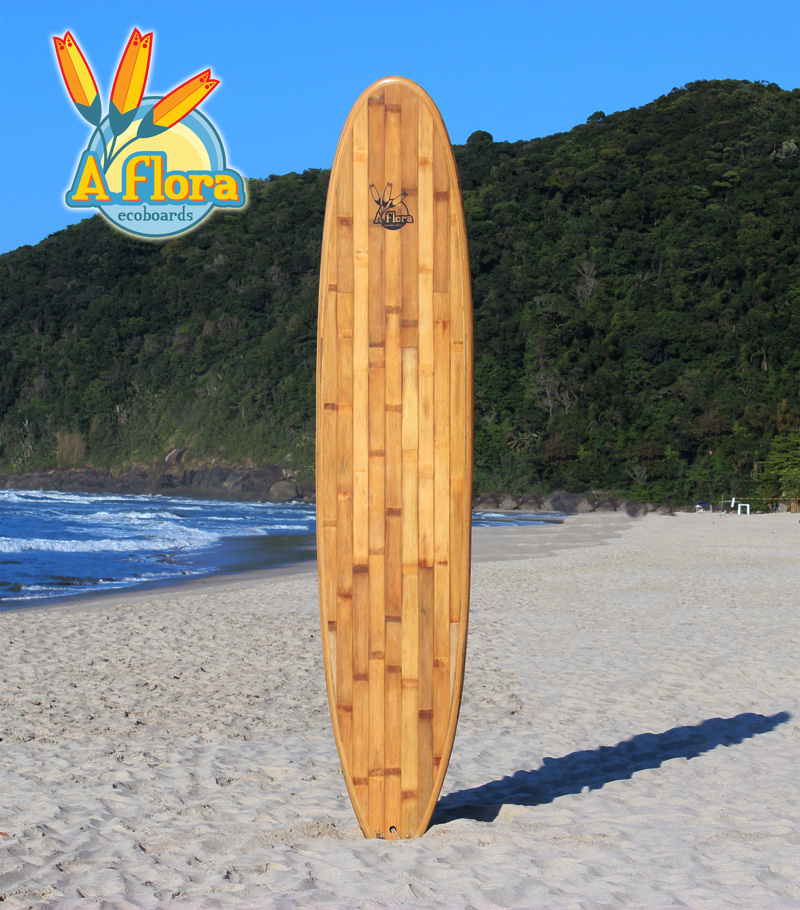 A Flora Ecoboards Pranchas de Surf de Madeira: Prancha oca de Bambú ...