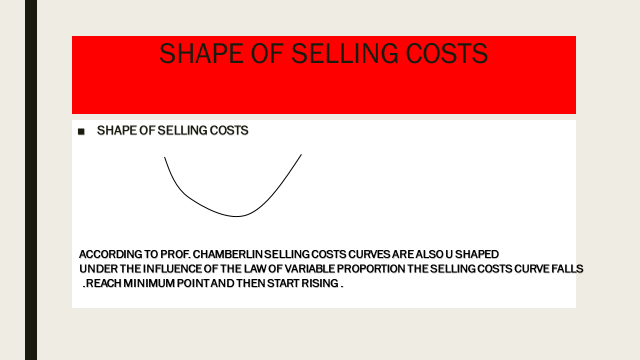 ECONOMICS,COMMERCE AND MANAGEMENT: SELLING COST AND FIRM'S EQUILIBRIUM ...