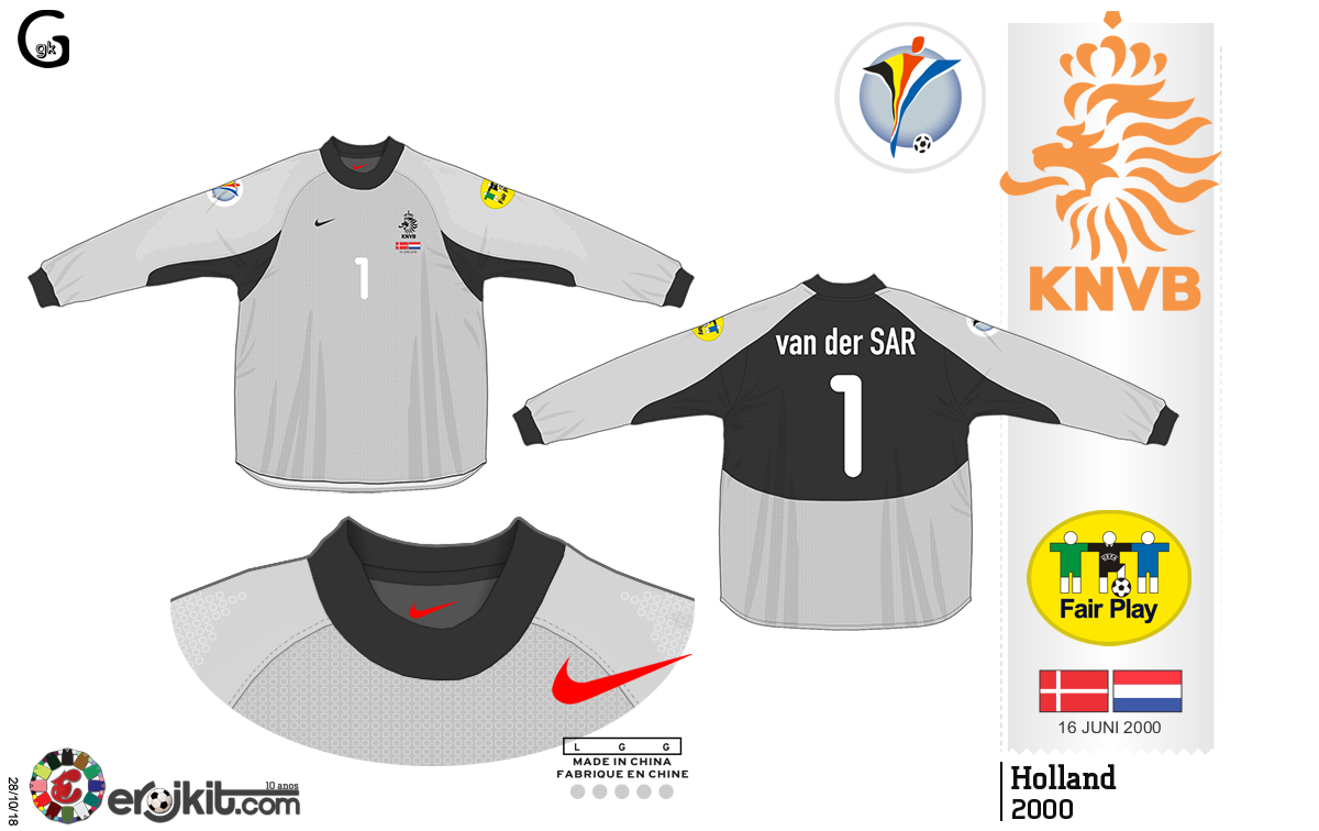 Kit Design, by eroj: 1998-2000 Holanda GK