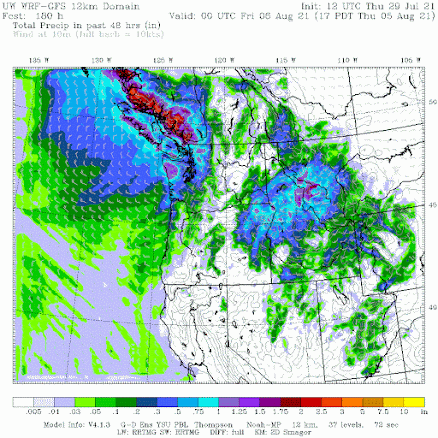 Cliff Mass Weather Blog: Super Moisture Plume Headed for the Northwest.