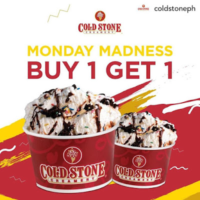 Manila Shopper: Cold Stone Creamery Buy1 Get1 Monday Madness Promo ...