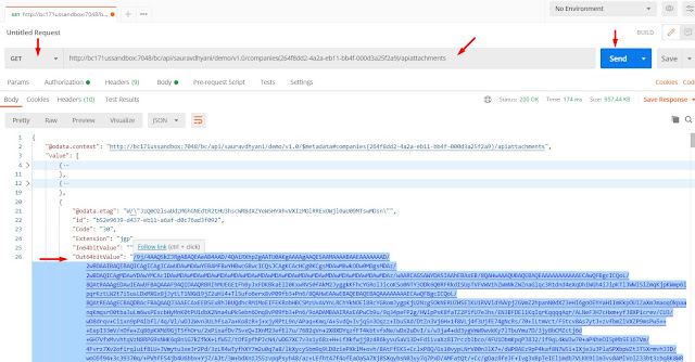 #msdyn365bc - Test Base64 Conversion via API?