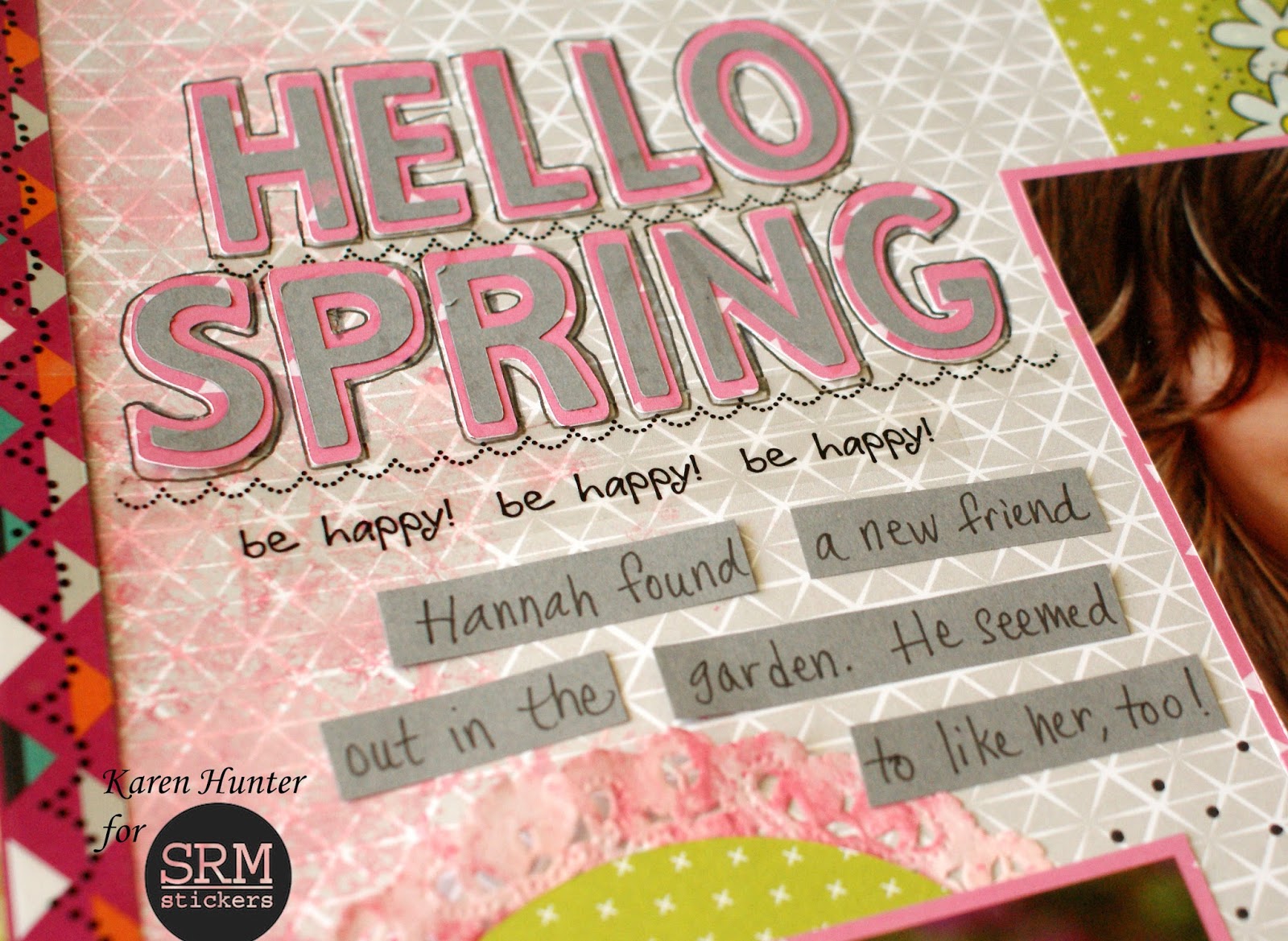 KarenScraps: Hello Spring Layout