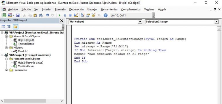 ¿Qué es un evento en VBA? ~ Aprende Excel VBA