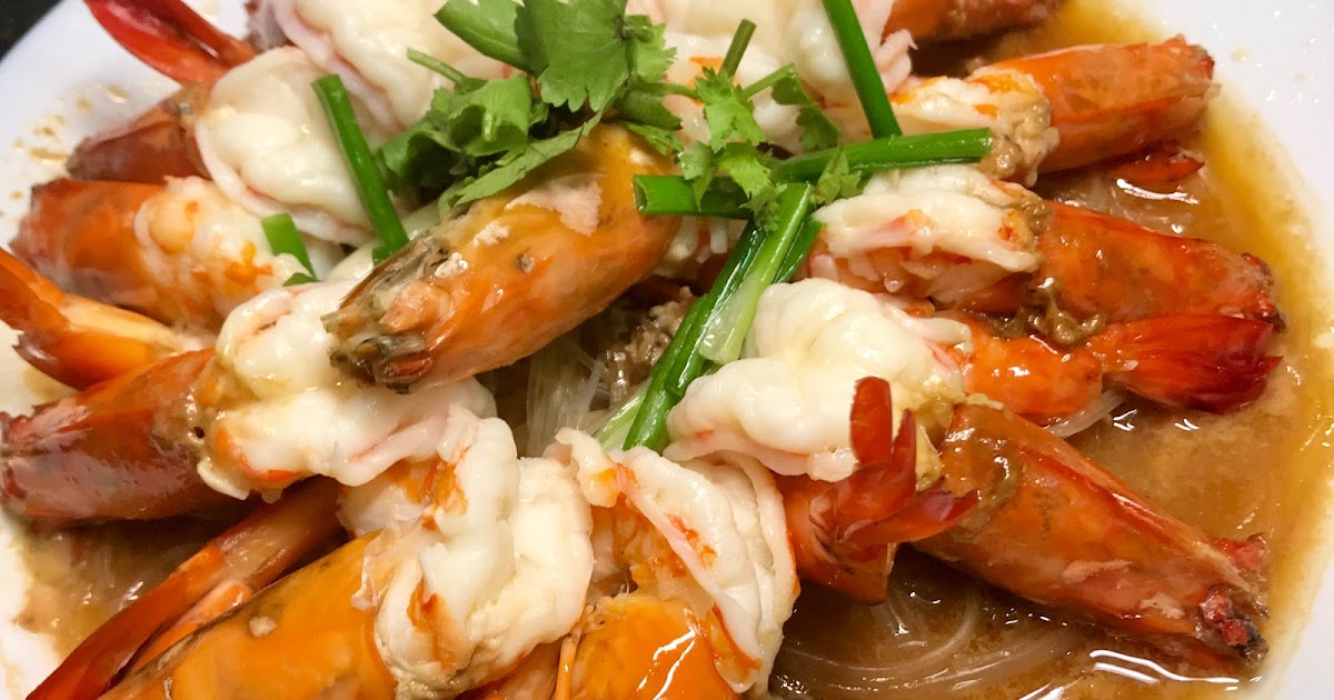 Min's Kitchen: Steamed Prawns with tanghoon 🦐🦐🦐