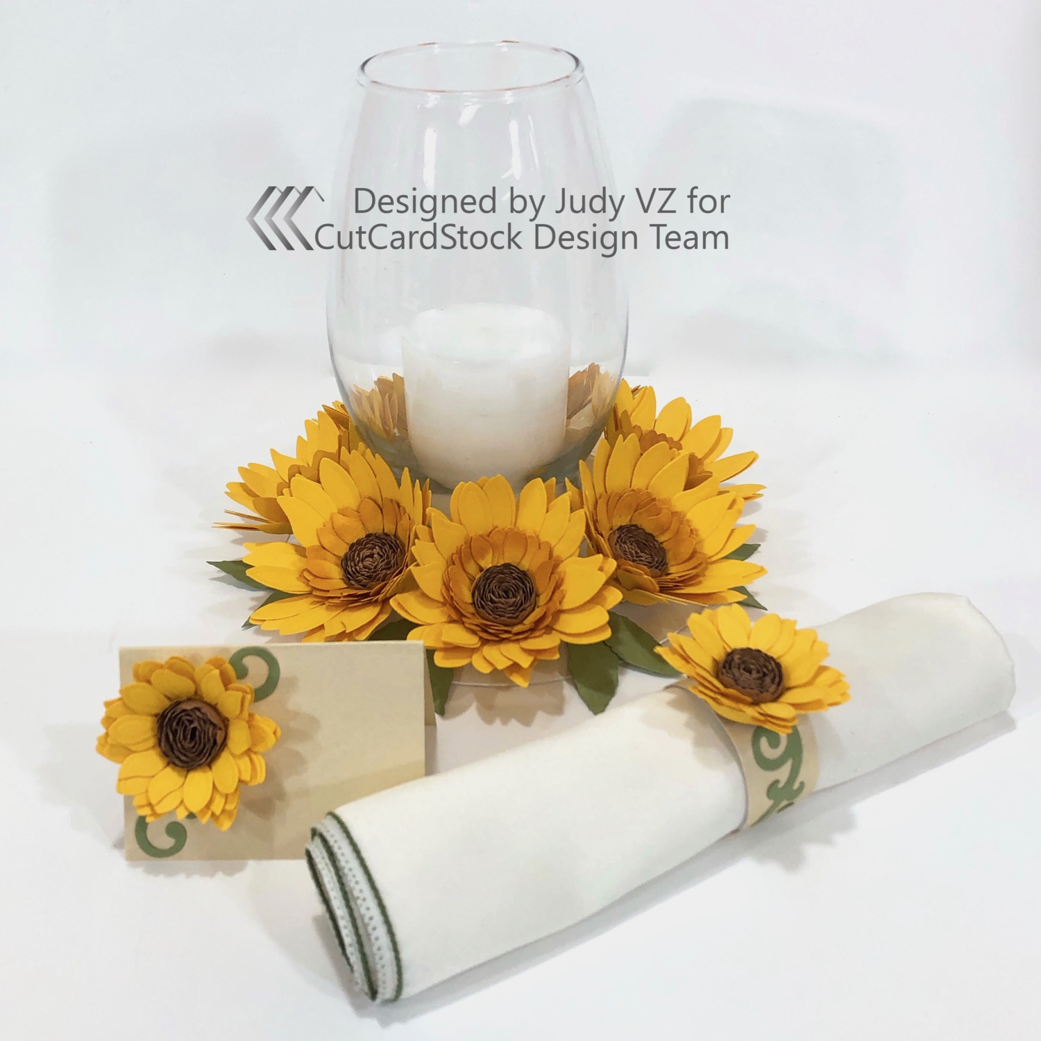 Created Just 4 U: Sunflower Table Decor