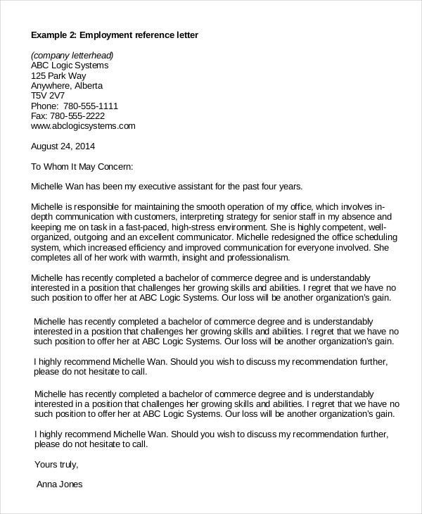 Recommendation Letter Template For Job Resume Letter Recommendation Letter Template For Job Resume Letter