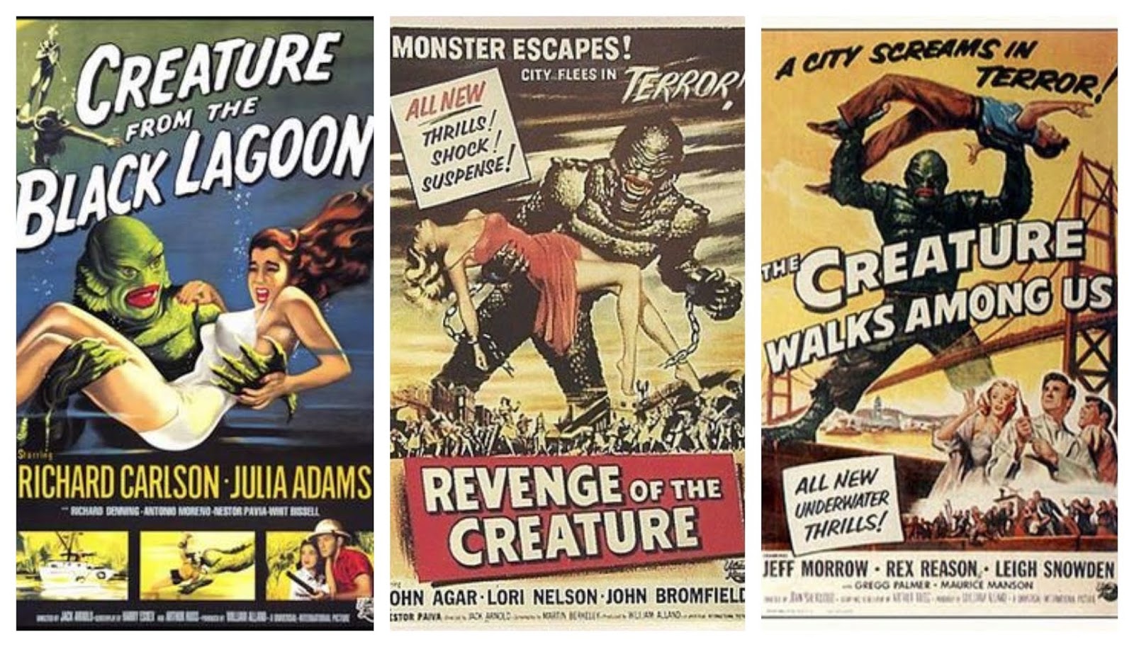 Papo de Cinema: "O MONSTRO DA LAGOA NEGRA" - A SAGA! - MEMÓRIA MAGAZINE