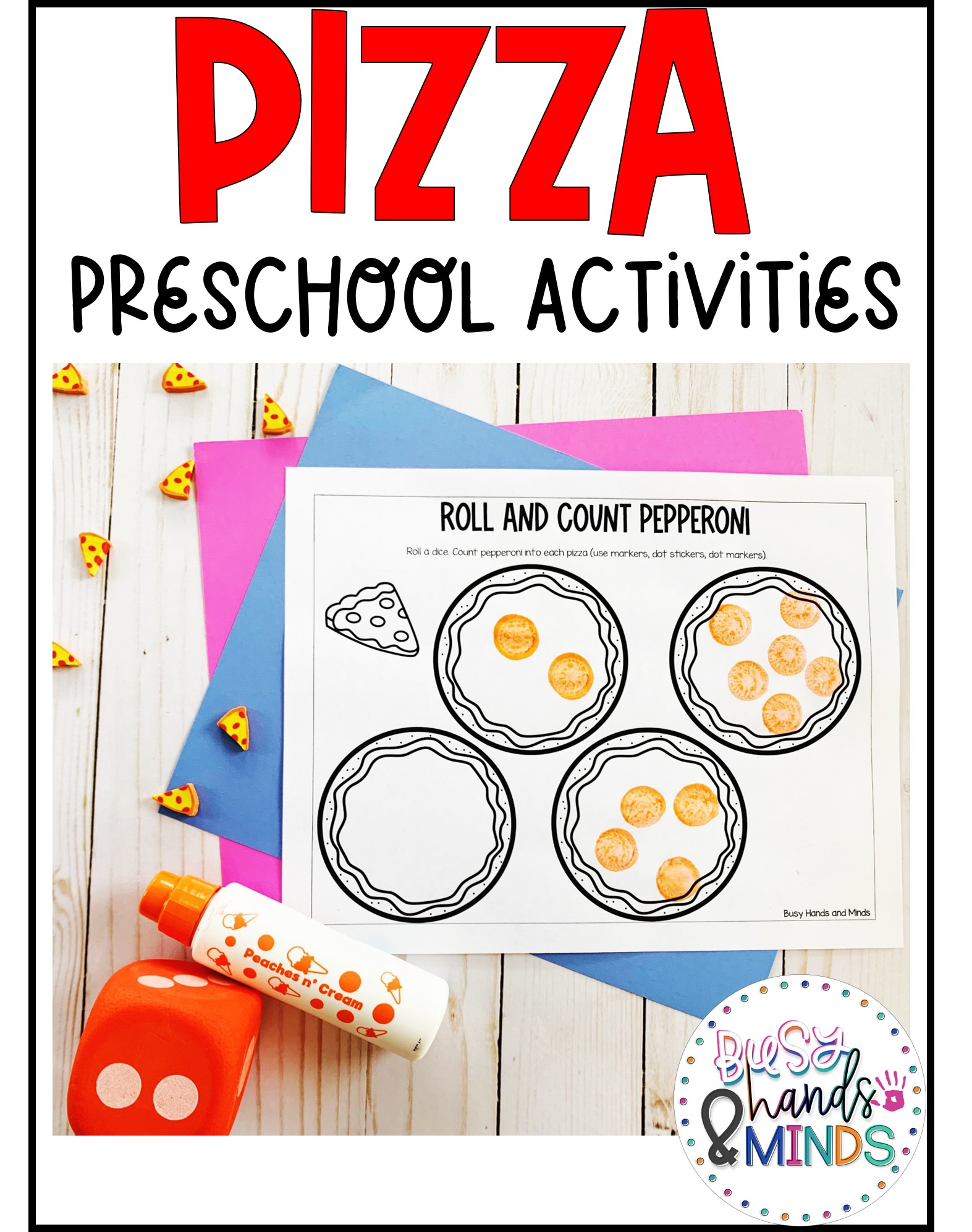Secret Pizza Party Preschool Book Companion | Busy Hands and Minds