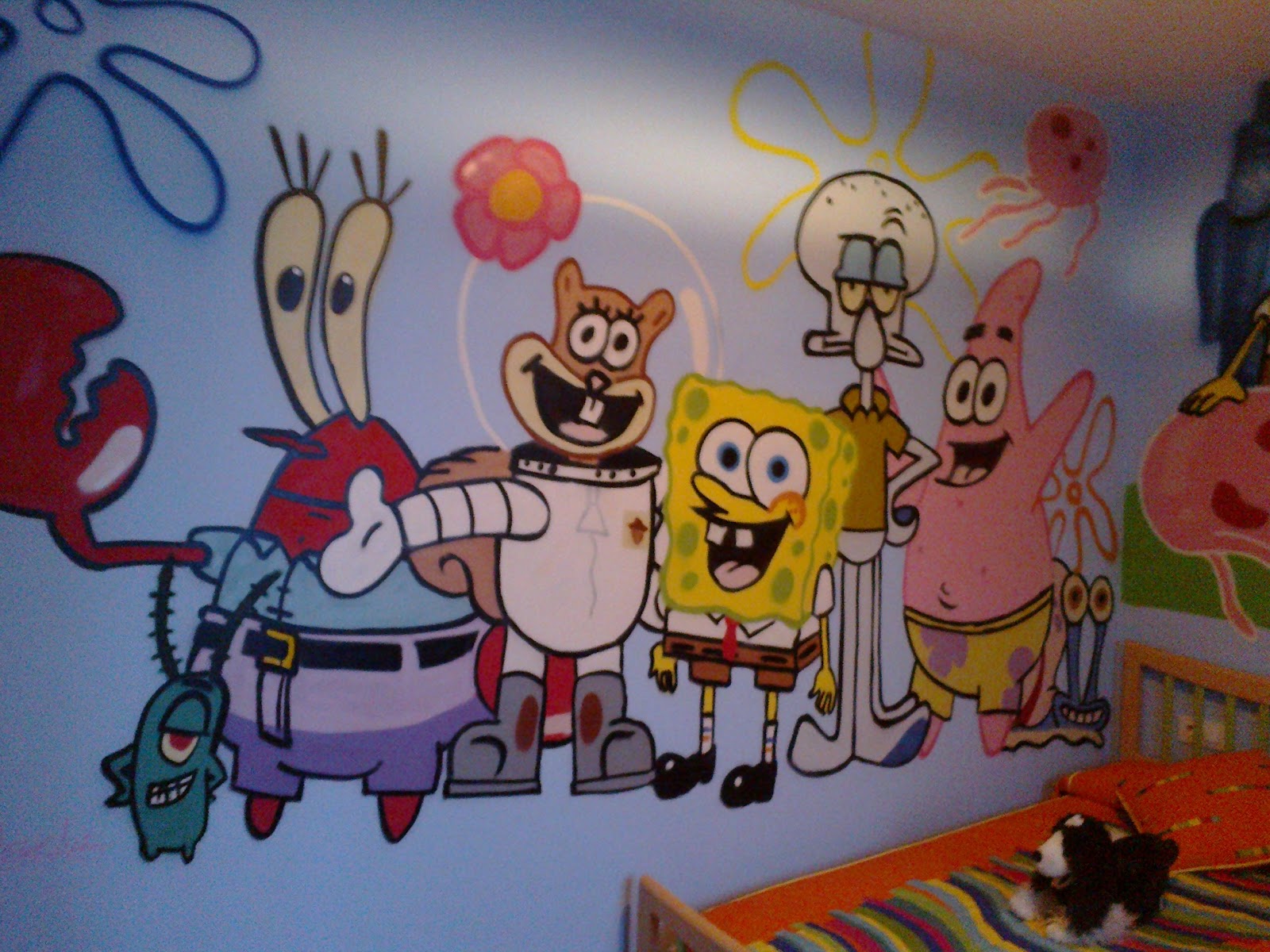 DUMMY: DORMITORIO INFANTIL "BOB ESPONJA"