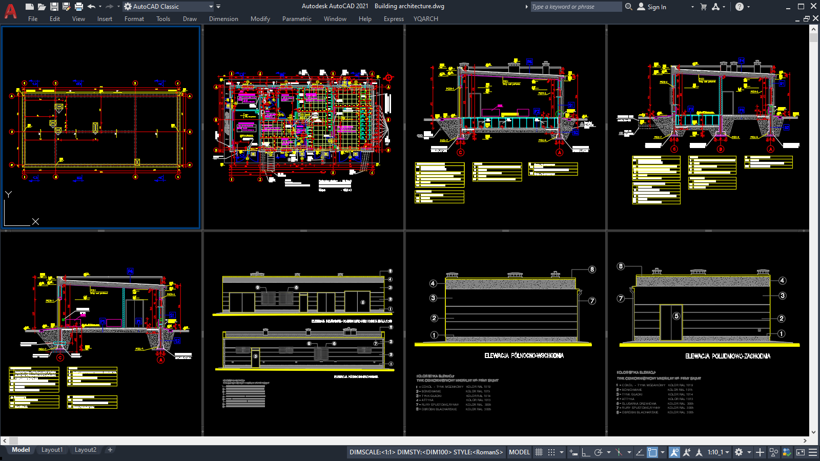High Voltage Substation Design [DWG]