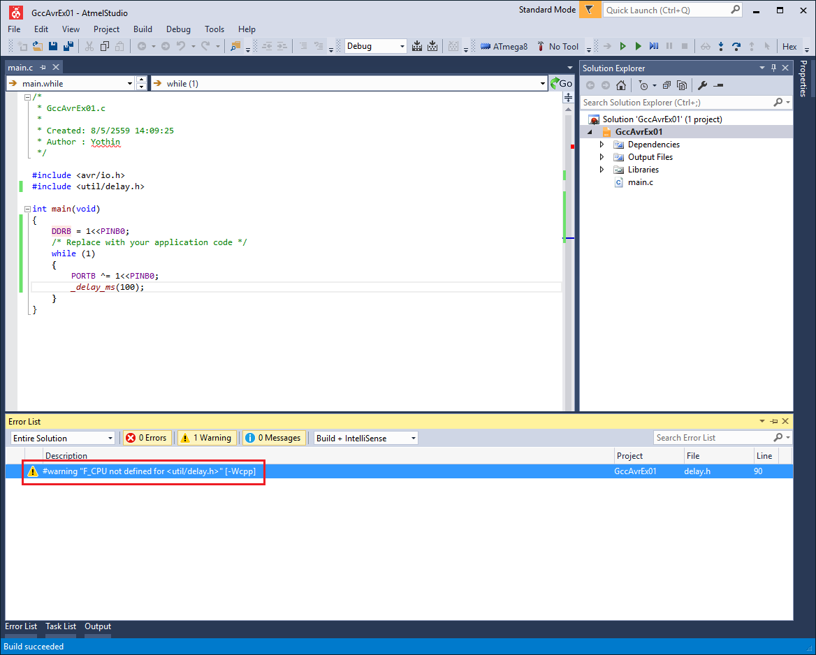 ControllerFromZero: Atmel Studio 7: กว่าจะอัพโหลดได้