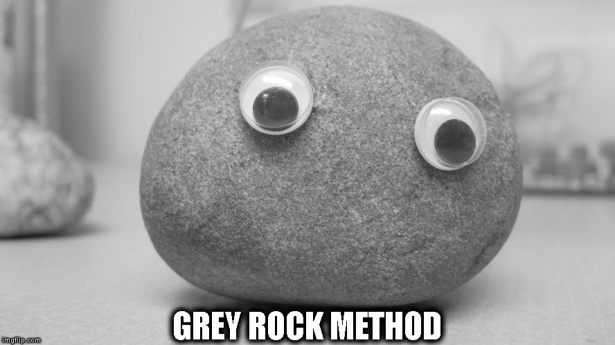 Hope when there was none: Using the "Grey Rock Method" to deal with a ...