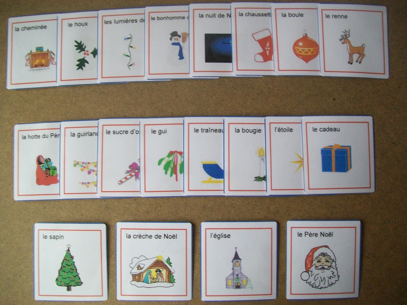 Boost Up Your French: Christmas French Flashcards