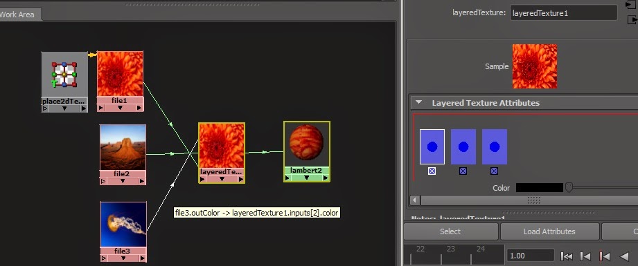 Ruhabanu Merchant: Switch multiple textures in Maya using layered texture