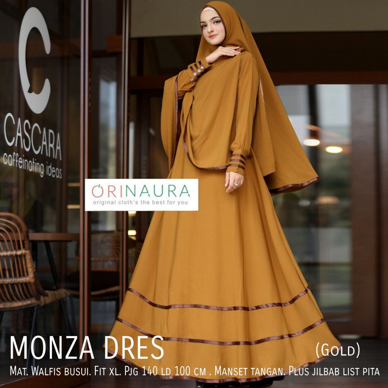 Baju Dress Muslim Set Jilbab Syari by Aliya ~ Ummu Aliya