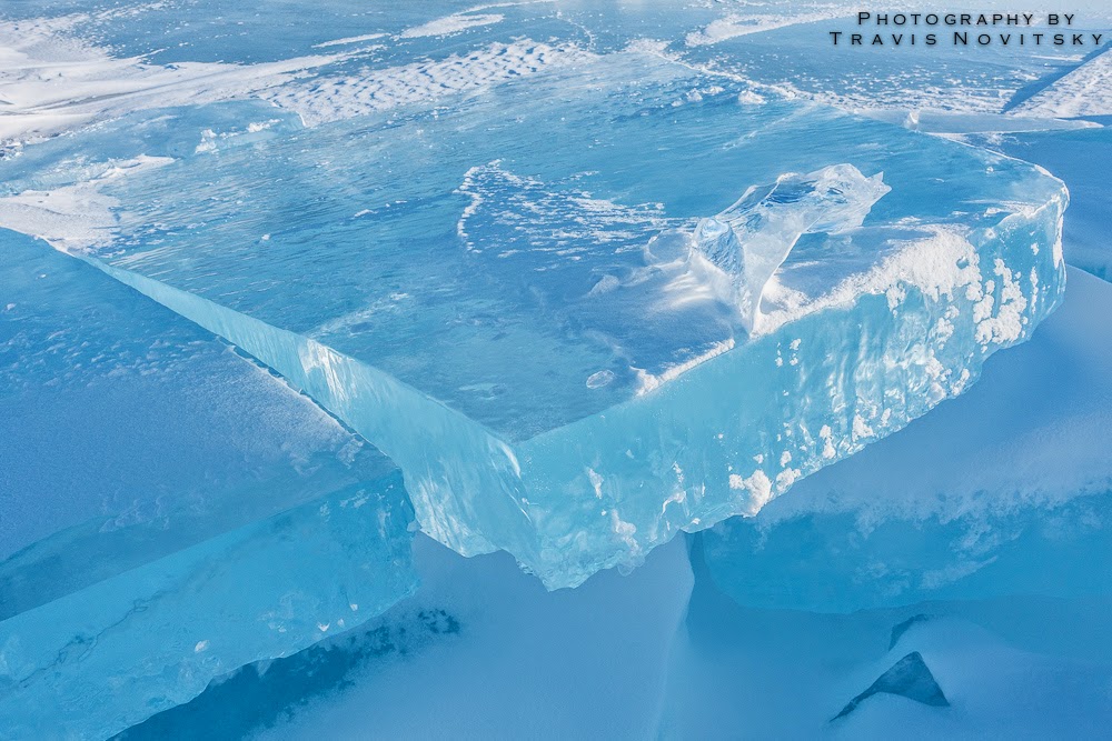 Photography by Travis Novitsky - Photo Journal: Split Slab of Ice