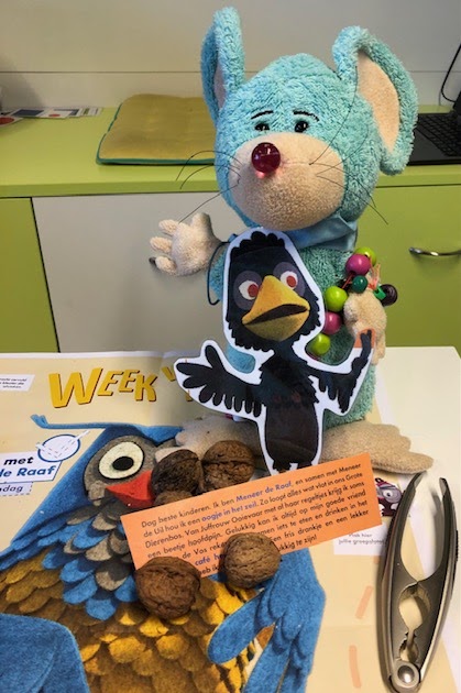 Klasblog K3 : Meneer de raaf komt op bezoek!