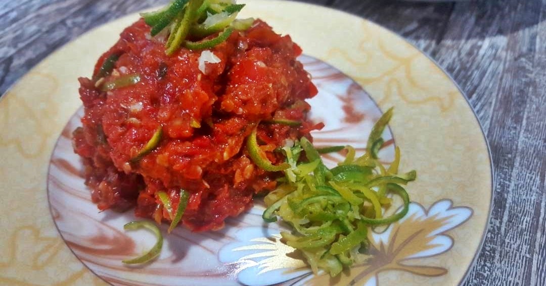 SurayaMSyed: Sambal Belacan Kulit Limau Kasturi
