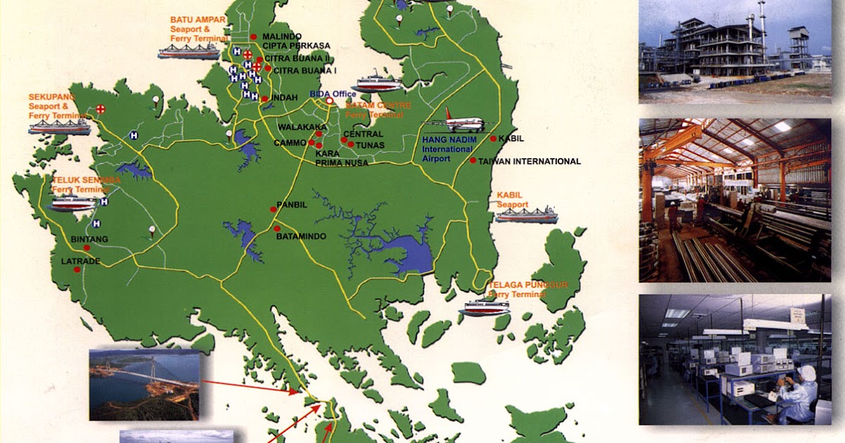 > Peta Lengkap Indonesia: Peta Barelang, Batam Kepulauan Riau