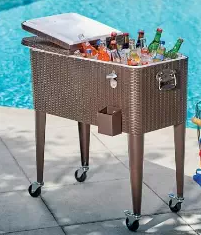 Wicker Patio Coolers ~ Outdoor Furniture