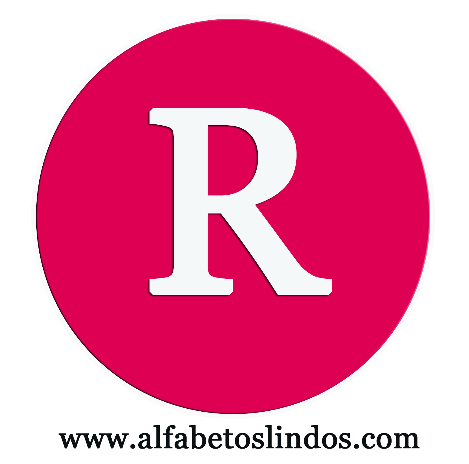 ALFABETO REDONDO CÍRCULOS COLORIDOS LETRAS EM PNG COM FUNDO ...