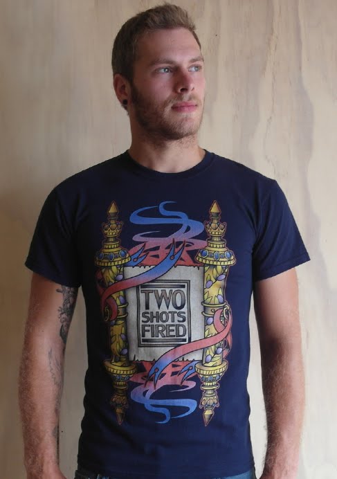 Sams Blog: Two Shots Fired T-Shirt Design