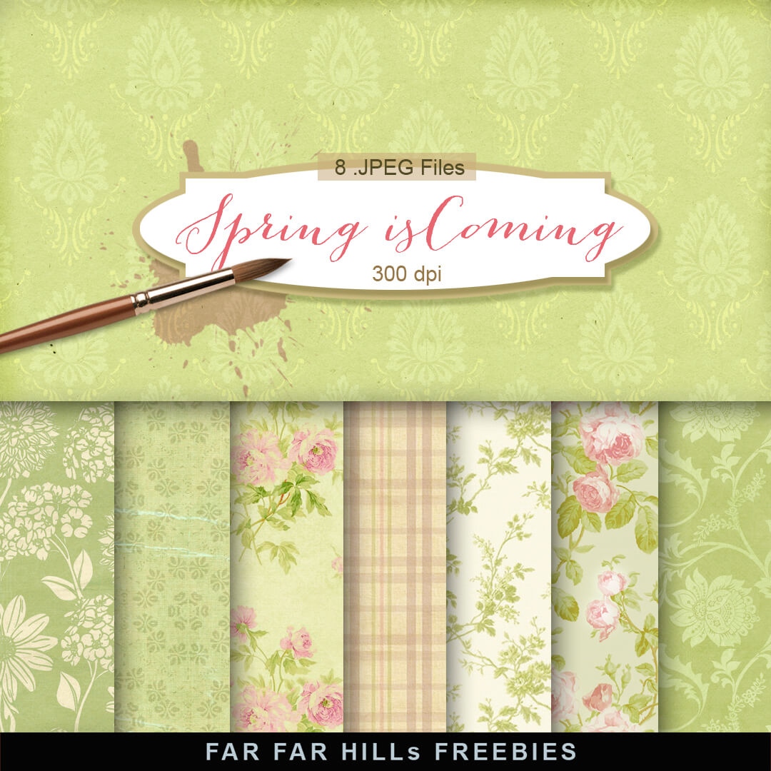 New Freebies Kit of Backgrounds - Spring is Coming:Far Far Hill - Free ...