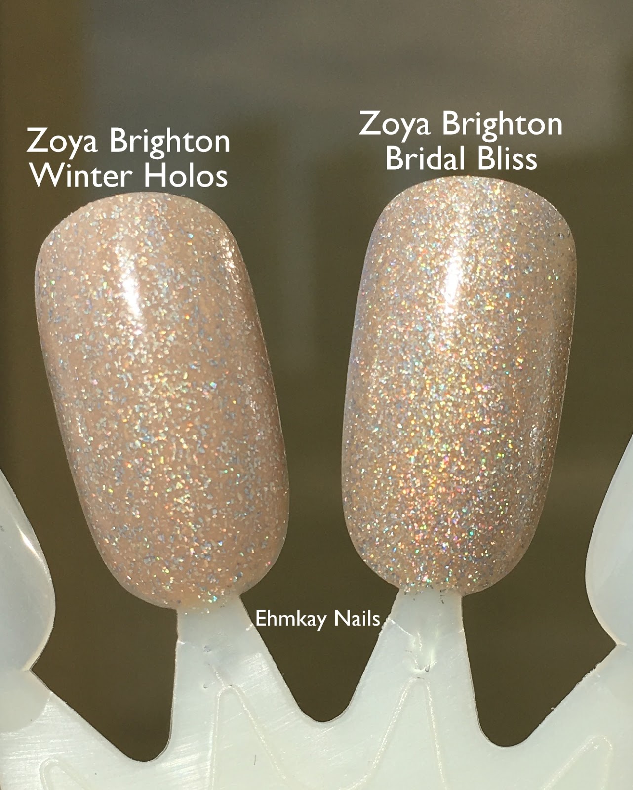 ehmkay nails: Zoya Winter Holo Trio, Swatches and Review